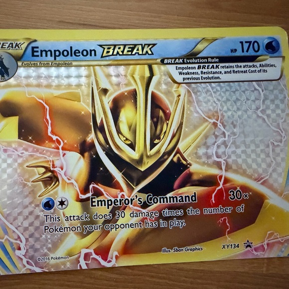 Pokemon | Toys | Empoleon Break Tcg Pokmon Jumbo Card | Poshmark